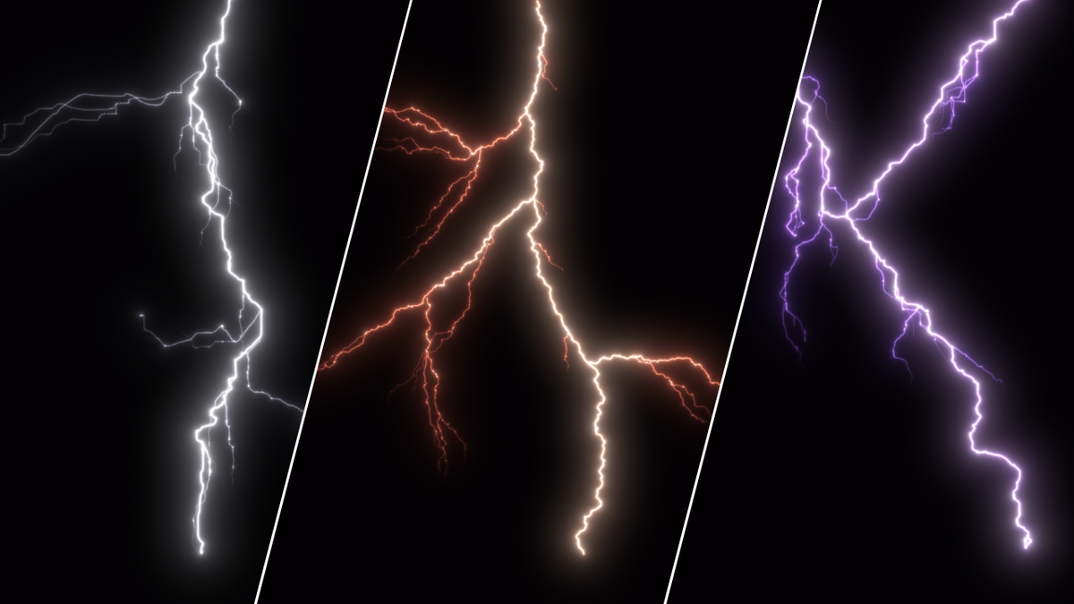 Lightning Strikes for VFX, Editing - After Effects, Premiere Pro ...