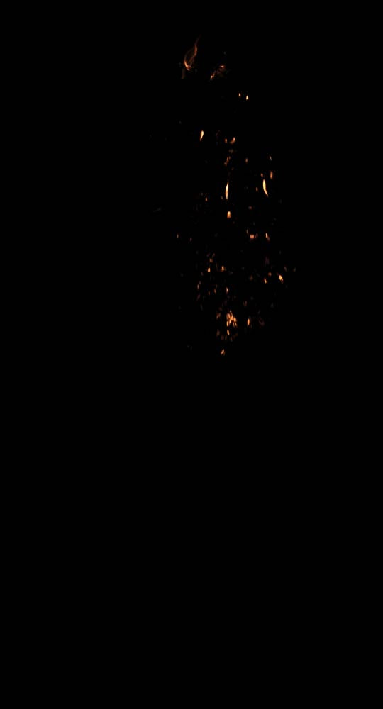 Falling Fire Debris Front On 04 – Visual FX Pro