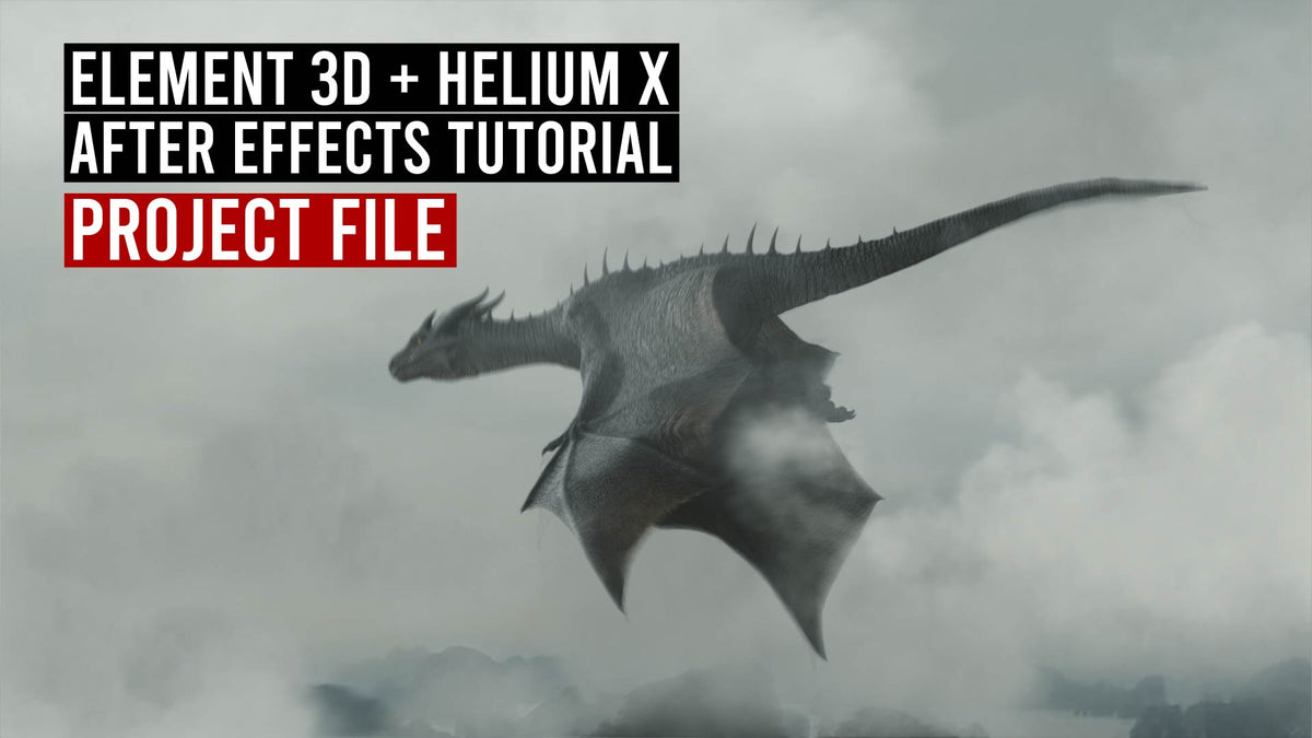 DRAGON - After Effects/Element 3D/Helium X - Project file – Visual FX Pro